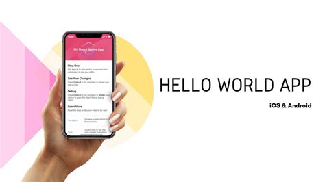 Getting Started With React Native Hello World App For Ios And Android
