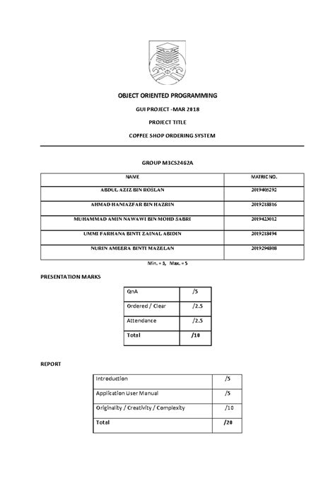 Csc435 Gui Project Object Oriented Programming Gui Project Mar 2018