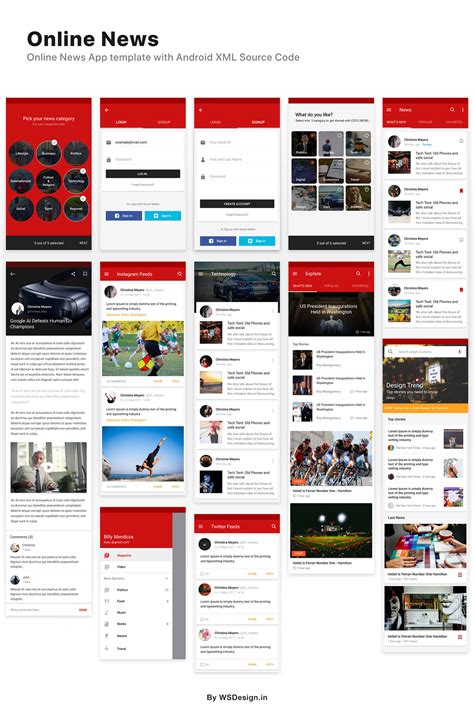 Android Ui Library On Behance