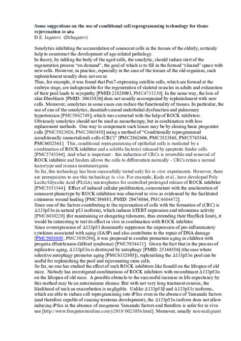 doc some suggestions on the use of conditional cell reprogramming