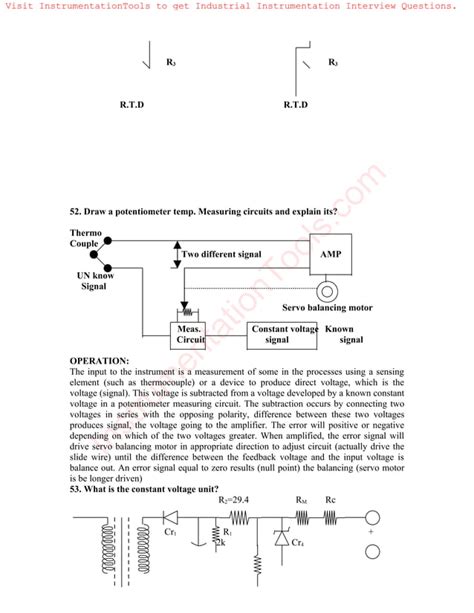 Instrumentation Interview Questions Download Pdf Chemistry Science