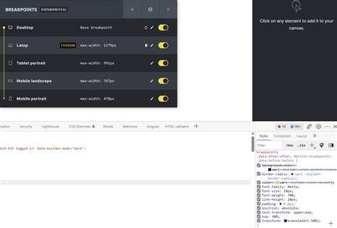 Solved Wrong Font In Breakpoints Popup Bugs Bricks Community Forum