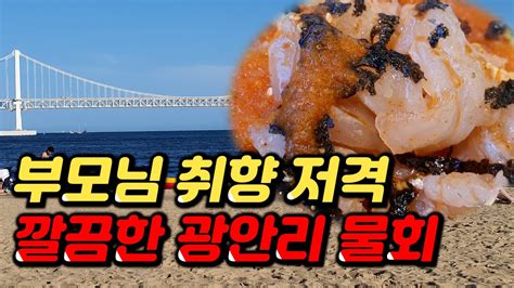 광안리 골목에 숨은 비린내 0 물회 맛집 소맥 혼술하기 딱 좋은 부산맛집 신라횟집 Youtube