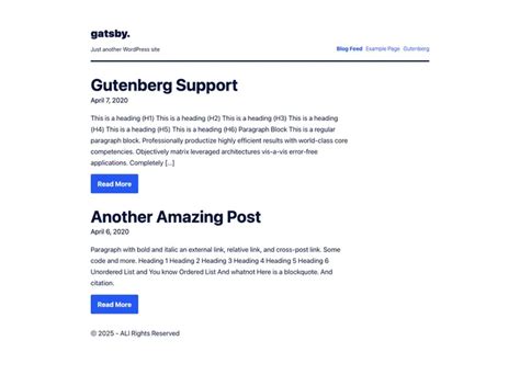 Wp Gatsby Starter By Cjkoepke A Gatsby Template Built At Lightspeed