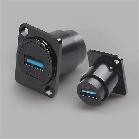 2pcs D Type Metal Usb30 Socket Female To Female Usb 30 Connector D