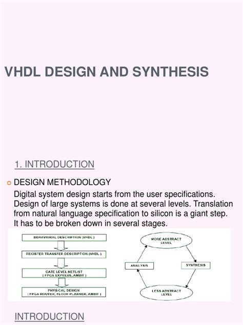 Pdf Vhdl Design And Synthesis Dokumen Tips