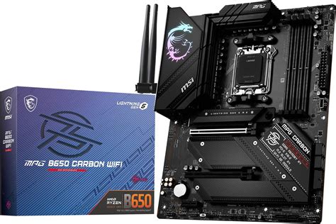 Msi Mpg B650 Carbon Wifi Motherboard Atx Supports Amd Ryzen 7000 Series Processors Am5 16 Msi Mpg B650 Carbon Wifi Motherboard Atx Supports Amd Ryzen 7000 Series Processors Am5 16