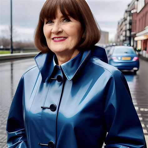 Walking In My Long Rubber Mackintosh Rubber Raincoats Mackintosh