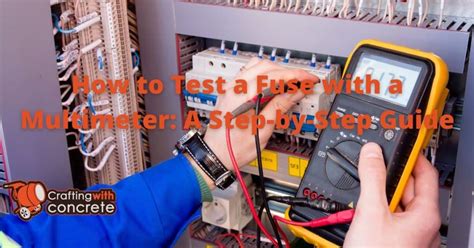 Multimeter Fuse Testing Step By Step Safety Guide Craftingwithconcrete Com