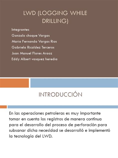 Lwd Logging While Drilling Pdf Memoria Del Ordenador Neutrón