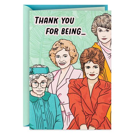 The Golden Girls So Glad You Were Born Birthday Card Greeting Cards