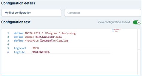 Create Your First Configuration With The Configuration Builder Nxlog