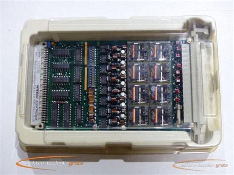 Wiedeg Elektronik 2925191 Relay Output Card 636 004 1 8 01 In Remscheid Germany