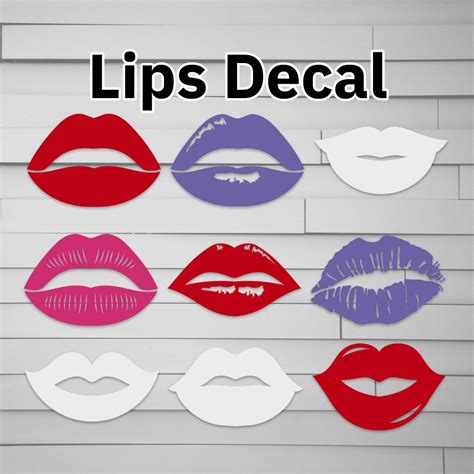 Lips Decals Atomic Decals