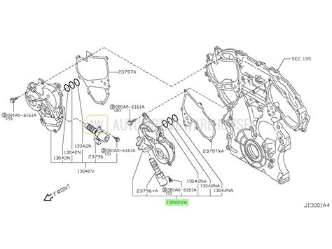 Nissan Vtc Cover Assembly Pn 13040 Jk30b Automotive Warehouse