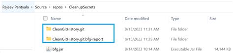 [step by step] bfg repo cleaner tool clean up the git history