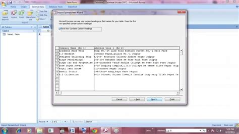 Convert Microsoft Excel To Microsoft Access