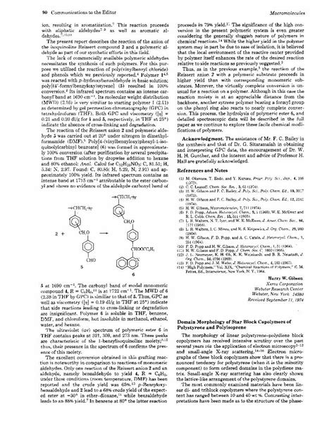 Pdf Domain Morphology Of Star Block Copolymers Of Polystyrene And Polyisoprene Dokumentips