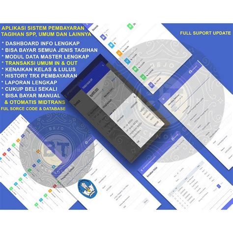 Jual Aplikasi Web Source Code Pembayaran Tagihan Spp Sekolah Bayar Semua Jenis Tagihan Dan