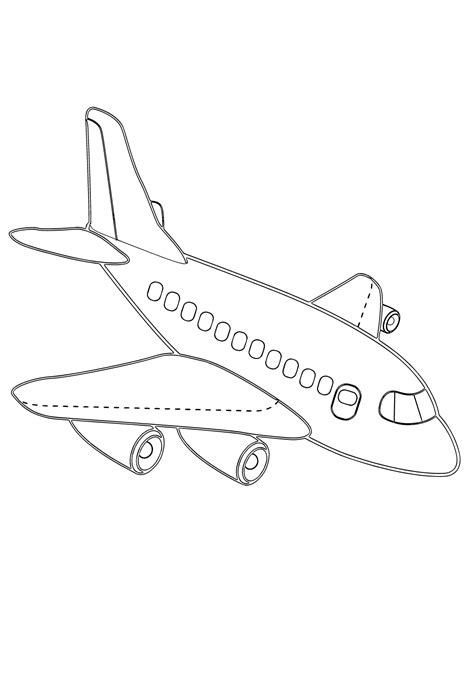 무료 인쇄 가능한 비행기 비행 색칠하기 성인 및 어린이를 위한
