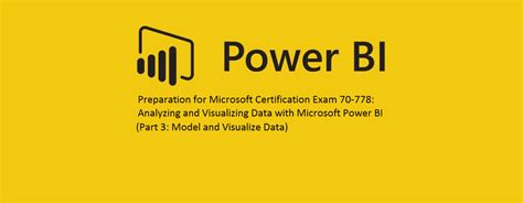 Preparation For Microsoft Certification Exam 70 778 Analyzing And