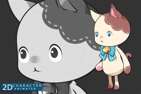 Fancydoll C013 Brown Cat 2d Characters Unity Asset Store