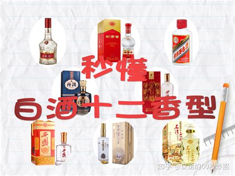 秒懂白酒十二香型 知乎