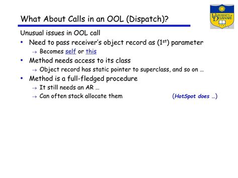 Ppt Code Shape Ii Procedure Calls Dispatch Booleans Relationals