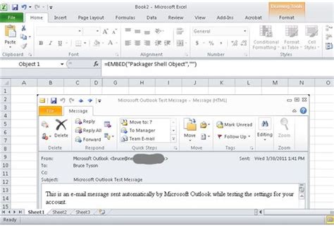 Learn How To Insert Outlook Email In Excel Bright Hub