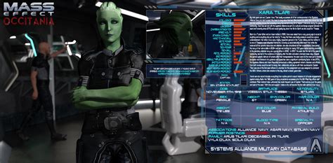 Mass Effect Occitania Xara Tilari Profile By Lesliethenerdyboxer On