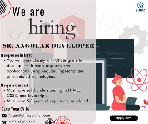 Nur Atiqah Mohd Wazir On Linkedin Hi Everyone We Have An Exciting Job Opportunity For An