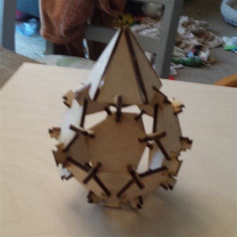3d Puzzle Stellated Dodecahedron Etsy
