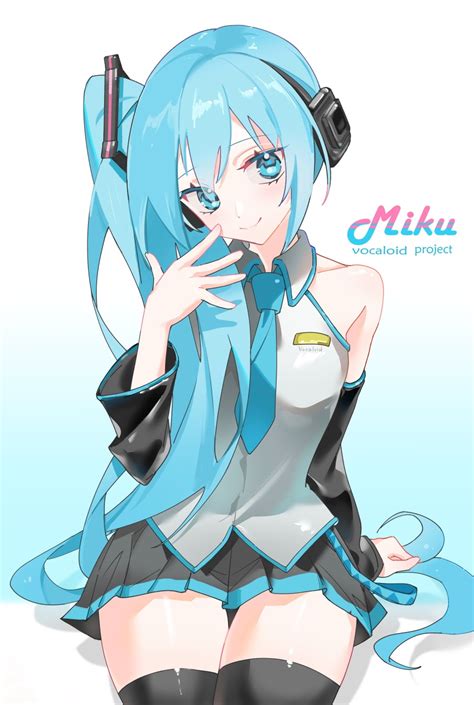 Qianbenhezi Hatsune Miku Hatsune Miku Noodle Stopper Vocaloid Absurdres Highres 1girl