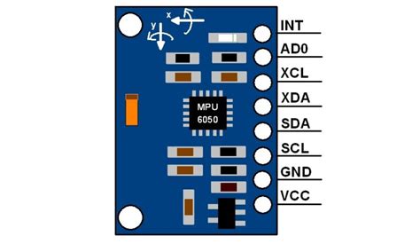 Mpu6050 Modul Zur Positionierung Mit Arduino