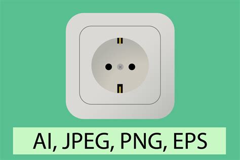 Electric Socket Flat Icon Graphic By Banyuputihdigital · Creative Fabrica