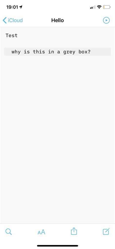 can anyone tell me why the text is in a grey box r iawriter