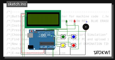 Button Domination Timer Firmware Tester Wokwi Esp32 Stm32 Arduino Simulator