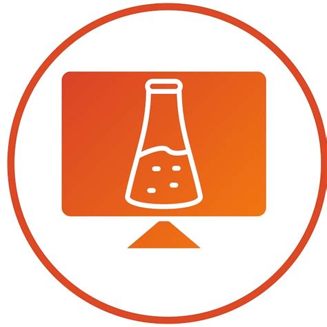 Diseño Vectorial Estilo De Icono De Ciencias De La Computación Vector Premium