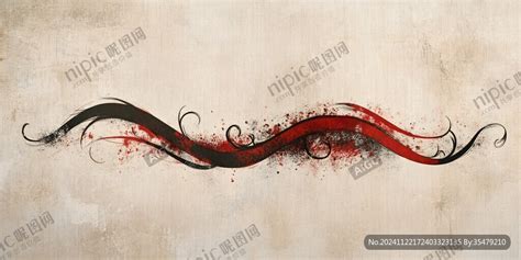 Ai创作图动感线条红黑色抽象画 高清彩绘壁纸 红飘带手绘红飘带绘画 红飘带手绘 抽象装饰画飘带飞舞 酒红色水彩波纹线条 血色艺术 抽象水墨签名