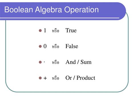 Ppt Boolean Algebra Powerpoint Presentation Free Download Id6298646