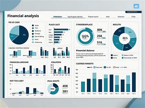 Financial Data Document Graph Chart Report Statistics Marketing Research Development