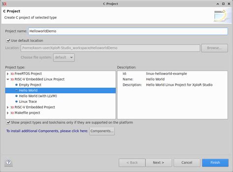 Gnu C C Helloworld Xplor Studio