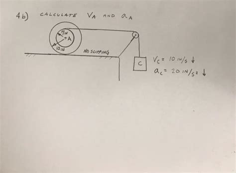 Solved Calculate V A And A A Chegg Com