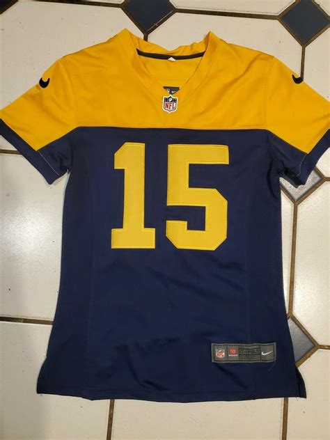 Womens Nike Green Bay Packer Jersey Bart Starr Small Throwback 3rd