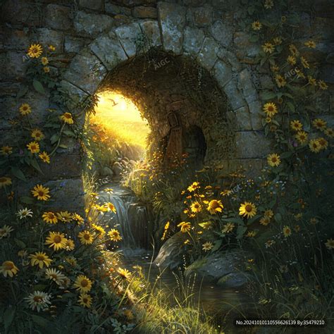 Ai创作图魔法入口 幻想梦境插画 梦幻场景插画 魔法森林插画 奇幻爱丽斯仙境插画 梦幻森林立体画 3d立体画星空窗口 写实唯美插画 童话风插画 幻想小说插图设计手绘 梦幻森林插画 仙境装饰画