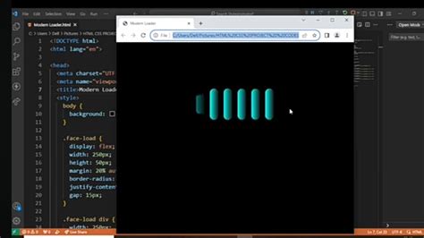 Creating A Modern Loader Using Html Css And Javascript With Codefiylab Youtube