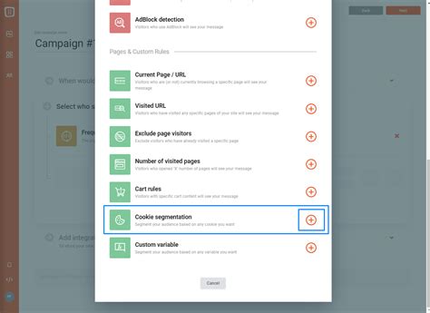 Cookie Targeting Optimonk Help Center