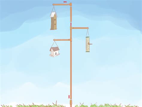 How To Build A Copper Bird Feeder Pole 6 Steps With Pictures Bird Feeder Poles Bird House