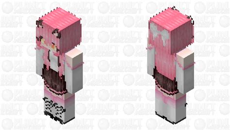 Cute Maid Anime Cat Girl Minecraft Skin
