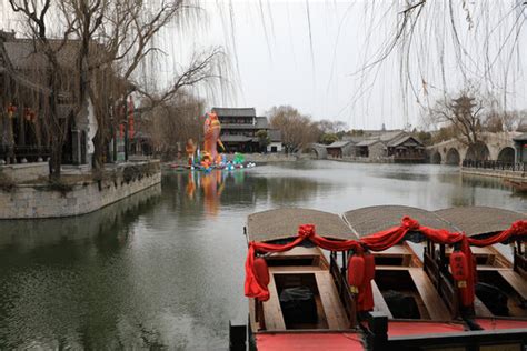 台儿庄古城 历史古迹景区 旅游景点 摄影素材 汇图网www huitu